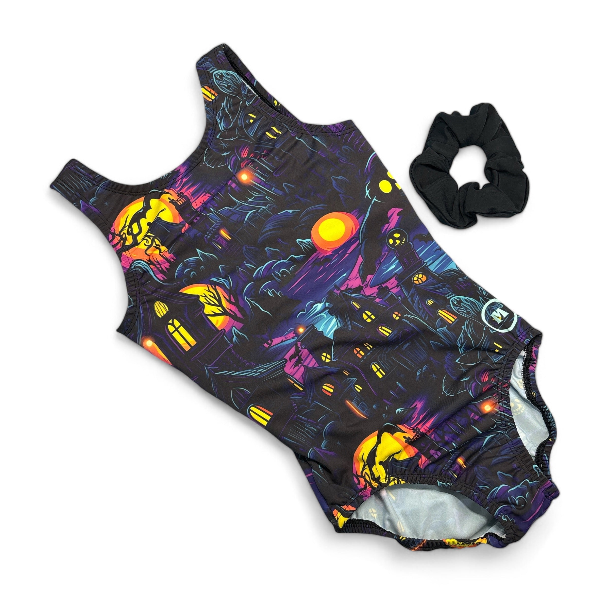 Halloween Ghost Town Gymnastics Leotard Canadian Leotards Made in ...