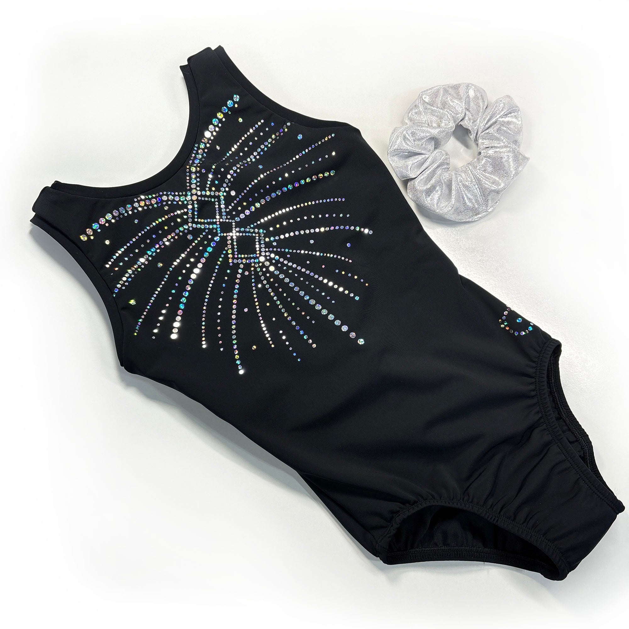 Bling Shiny Spangle Detail Several Colors Tank Long Sleeve Leotard ...