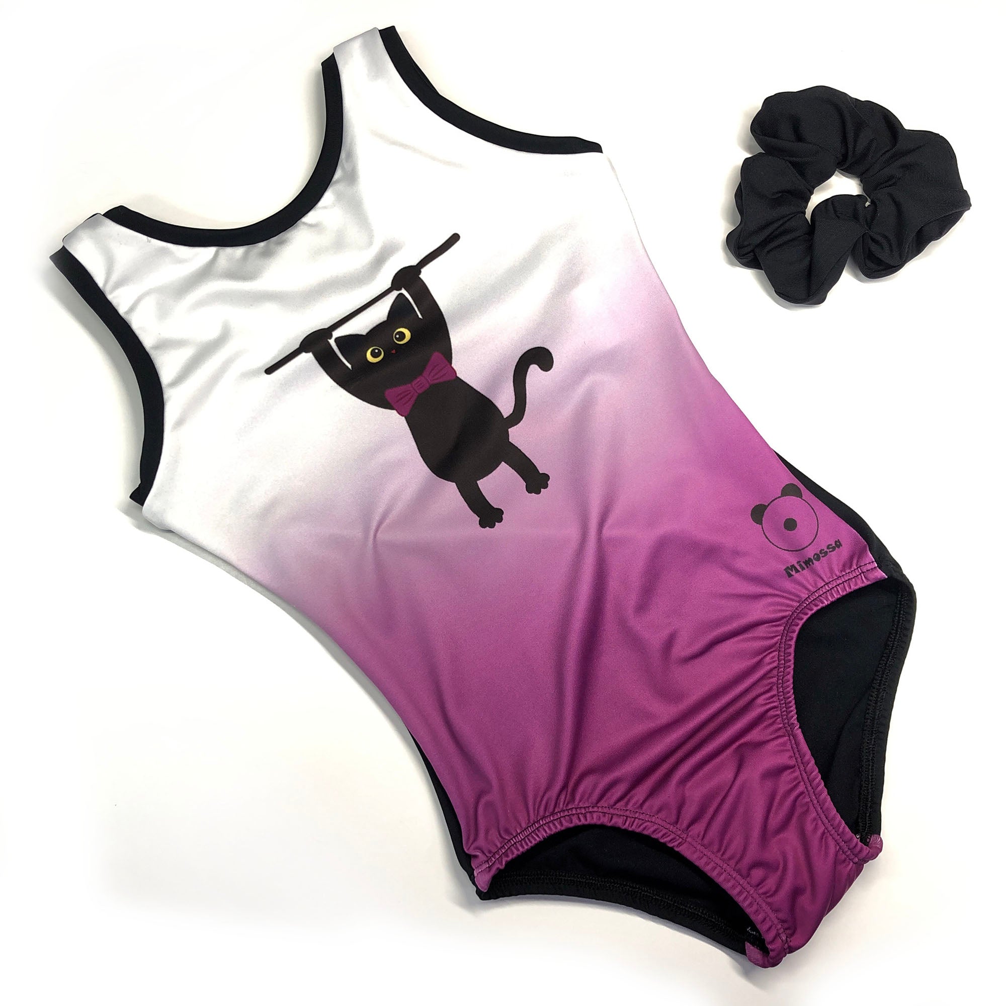 Gymnast Cat Burgundy Black Multicolor Gymnastics Leotard Canadian ...